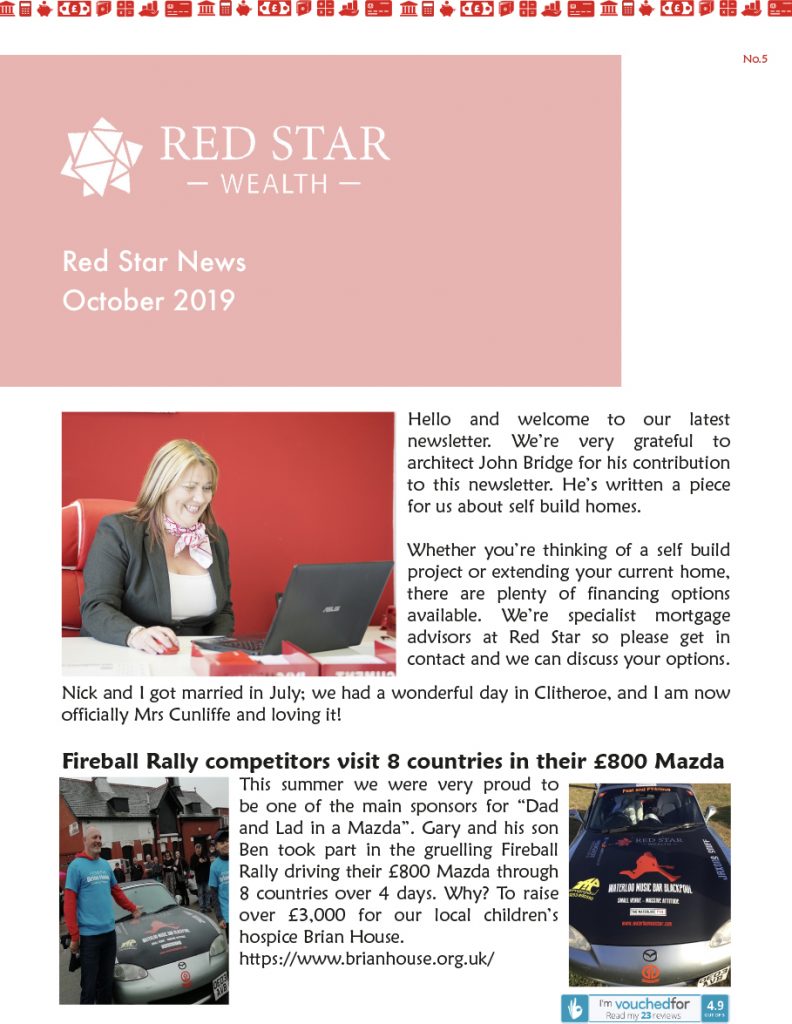 Red Star Wealth Management Newsletter October 2019 - Red Star Wealth